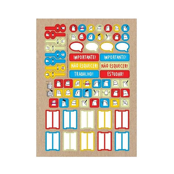 Caderno Flork FLORKS Universitário 80 Folhas - Lofi