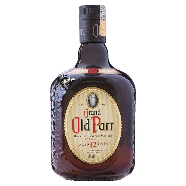 Whisky Old Parr 12 anos 1000ml - Compre Bebidas Online - Whisky, Vodka, Tequila, Vinho, Champagne