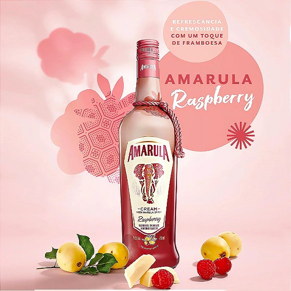 Licor Amarula Raspberry & Chocolate Liqueur 750ml - Compre Bebidas ...