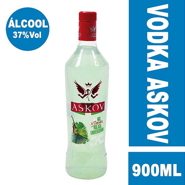Vodka Askov Drink Garrafa De 900ml - Compre Bebidas Online - Whisky, Vodka, Tequila, Vinho ...