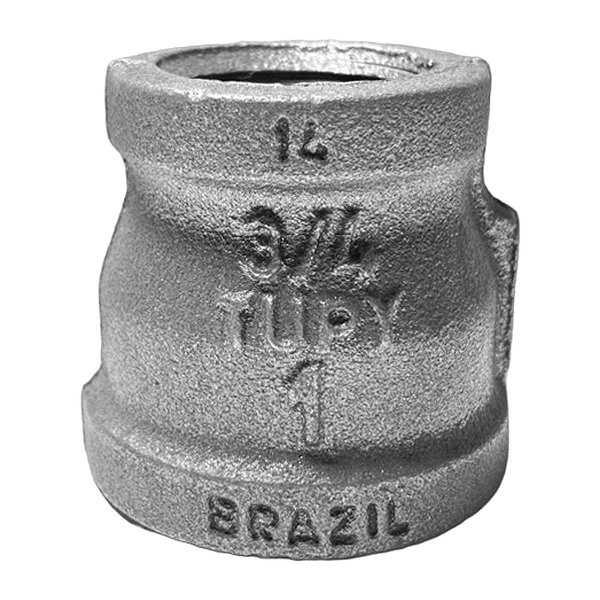 LUVA DE REDUCAO 1" X 3/4 NPT PRETO 150 LBS. - FORGÁS - Peças e ...