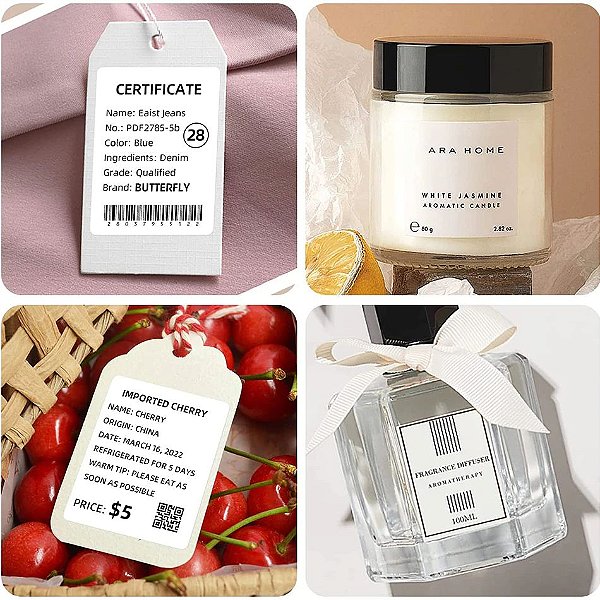 Etiqueta 40x30mm Transparente (230 un) Niimbot B1/B21/B3S - Niimbot Brasil