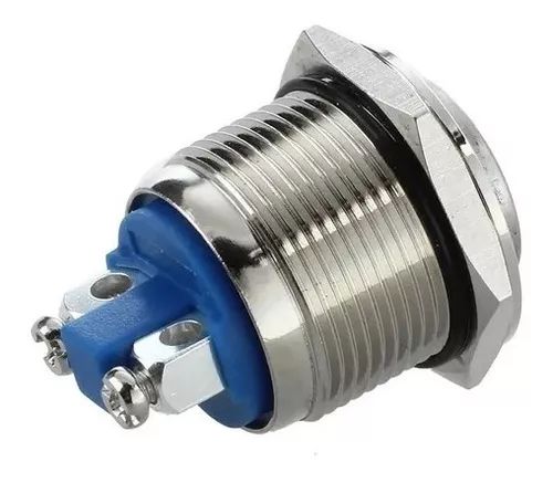 Botão Push Button Inox Momentâneo Start Pulso Ip67 Blutu