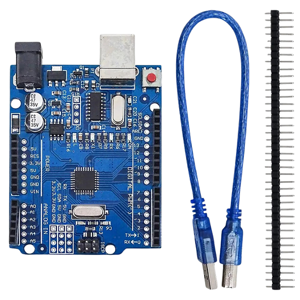 Placa Compatível Com Arduíno Uno R3 Atmega328 Smd - Blutu - Loja de ... Placa Compatível Com Arduíno Uno R3 Atmega328 Smd - Blutu - Loja de ...