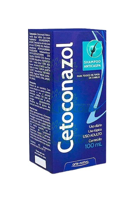 "Cetoconazol Shampoo Anticaspa 100ml" - DuLoiroProdutosNaturais