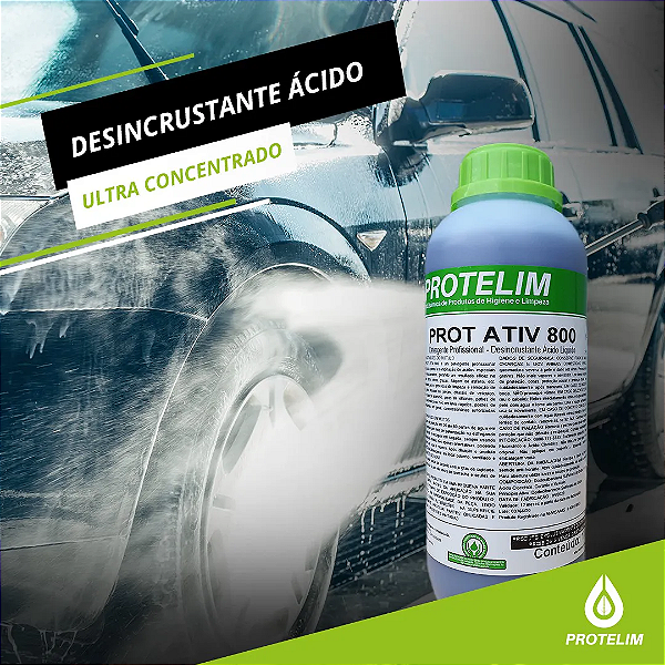Prot Ativ 800 Desincrustante Ácido 1,5L - Protelim - UP CARSHOP
