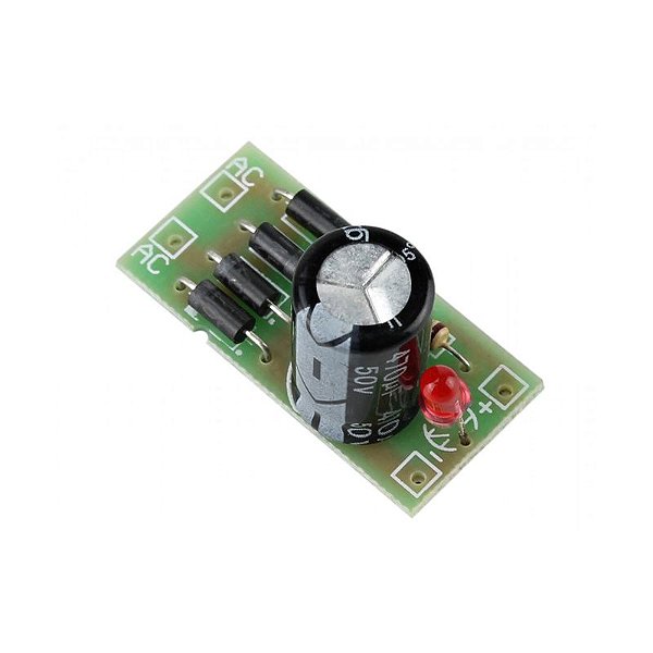 Ponte Retificadora Diodo 1N4007 Onda Completa AC DC| Baú da Eletrônica ...