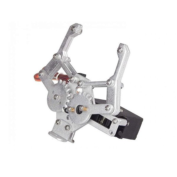 Garra Robótica Metálica para Servos MG995 e MG996 | Baú da Eletrônica ...