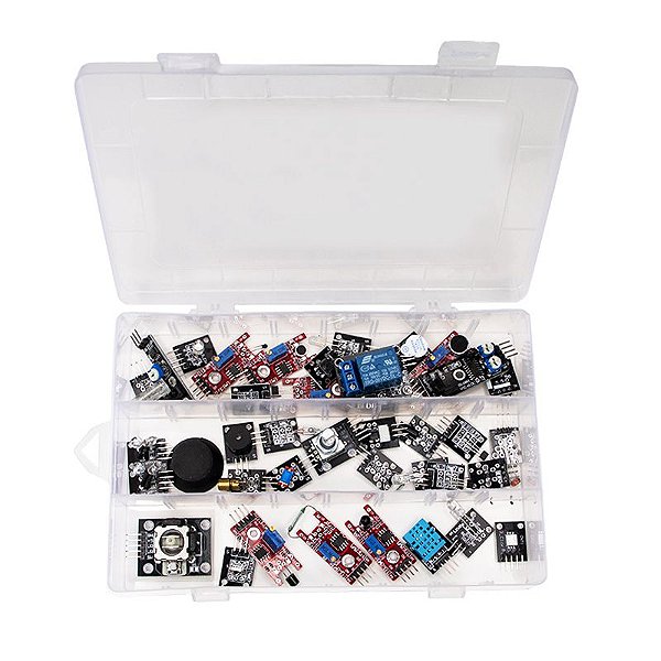 Kit com 37 Módulos e Sensores Para Arduino | Baú da Eletrônica - Baú da ...