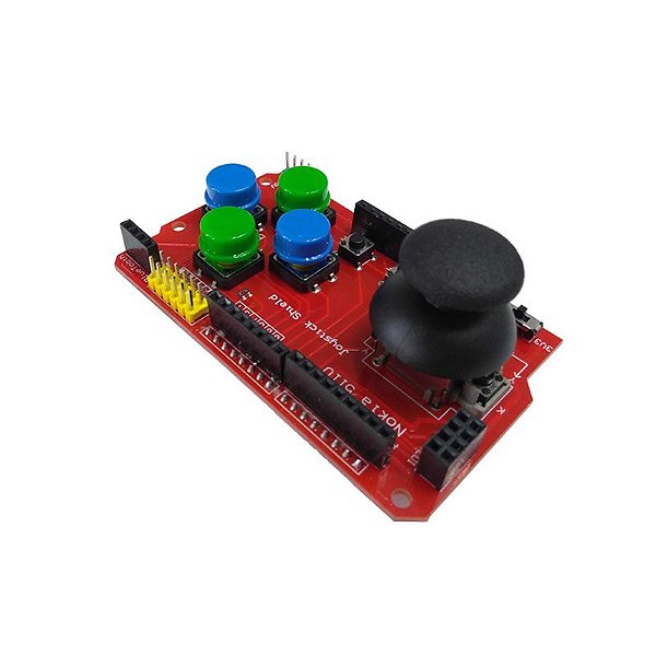 Joystick Shield Para Arduino | Baú da Eletrônica - Baú da Eletrônica ...