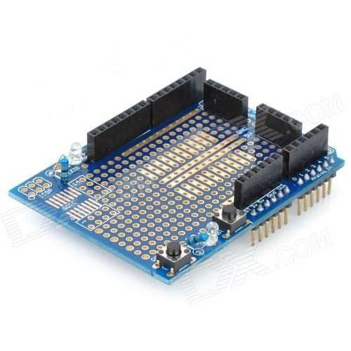 Proto Shield com Mini Protoboard para Arduino Uno | Baú da Eletrônica ...