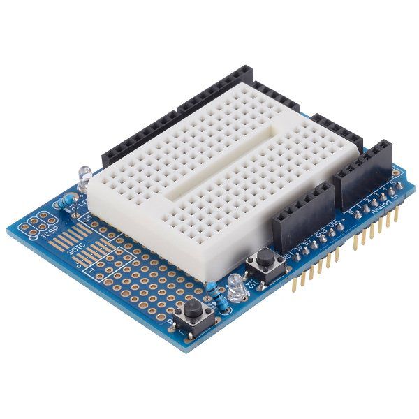 Proto Shield com Mini Protoboard para Arduino Uno | Baú da Eletrônica ...