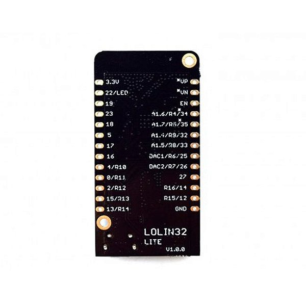 Wemos LOLIN32 Lite - ESP32 | Baú da Eletrônica - Baú da Eletrônica ...