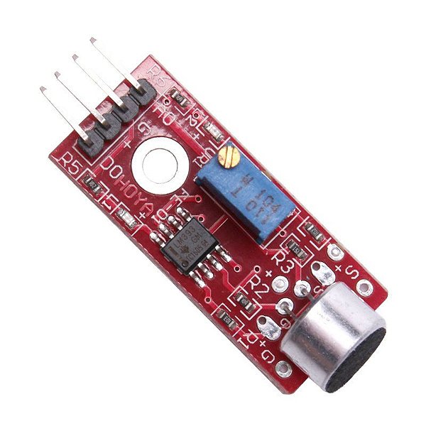 Módulo Sensor de Som Analógico KY-037 | Baú da Eletrônica - Baú da ...
