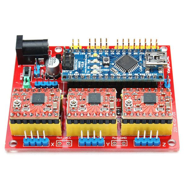 CNC Nano Shield para Arduino | Baú da Eletrônica - Baú da Eletrônica ...