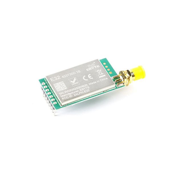 Módulo RF Wireless LoRa 433MHZ - E32 433T 30D (TTL-1W) | Baú da ...