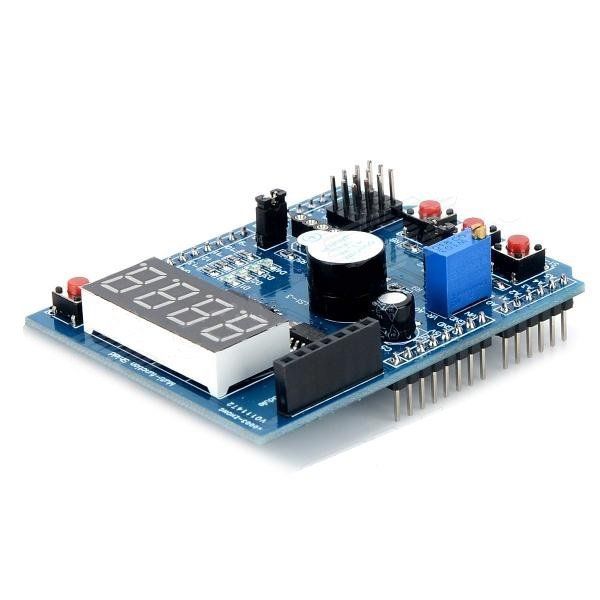 Shield Arduino Multifunções Nível Intermediário | Baú da Eletrônica ...