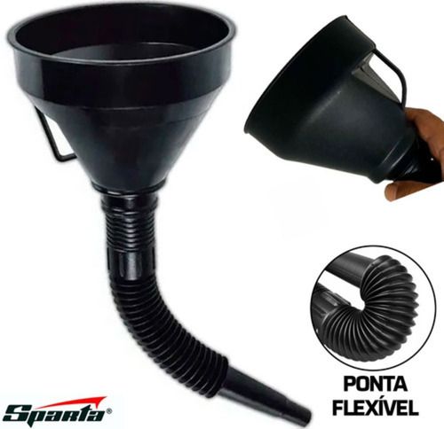 Funil Plástico Diâmetro 145mm Ponta Flexível Sparta | PlusFer - PlusFer ...