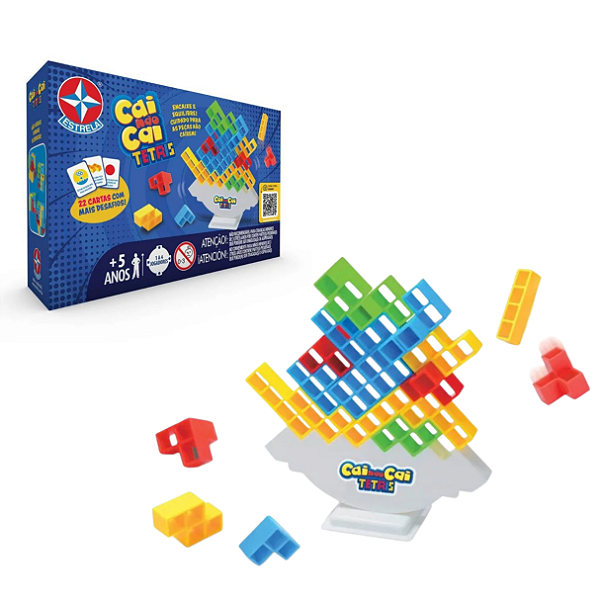 Jogo Cai Não Cai Tetris - Estrela | Alternativa Brinquedos ...