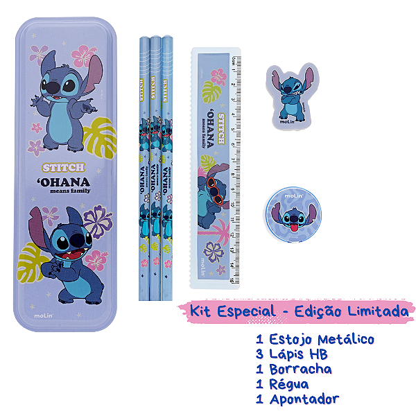 Kit Especial Stitch c/ 7 itens Edição Limitada - Molin - Os melhores ...