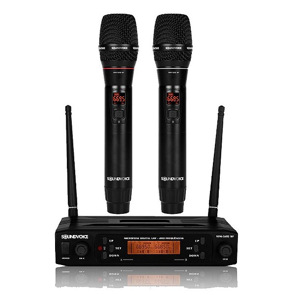 Microfone Sem Fio Soundvoice Mm-520sf Sem Fio Duplo Preto - BHGuitar ... Microfone Sem Fio Soundvoice Mm-520sf Sem Fio Duplo Preto - BHGuitar ...