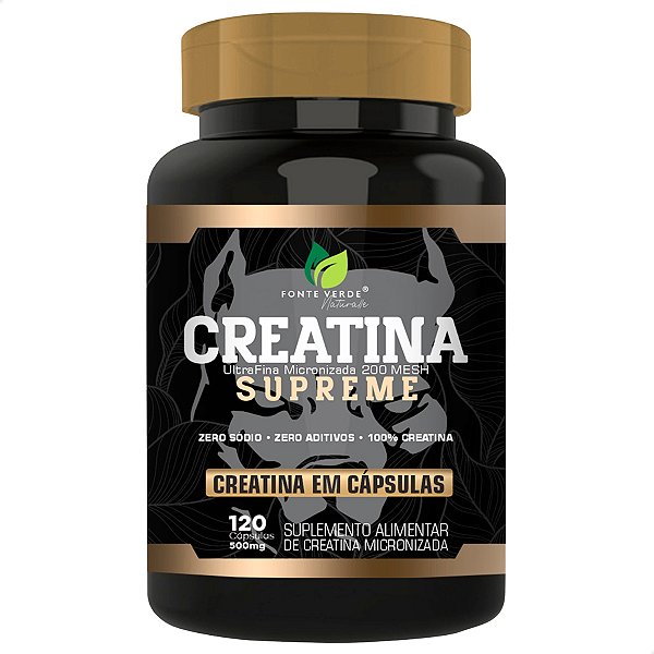Creatina Supreme 120 Cáps - Fonte Verde - Orbis Vita