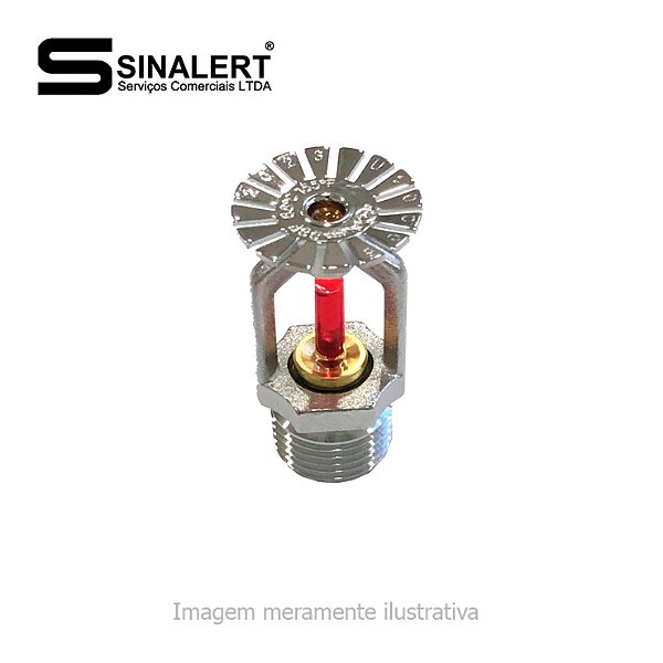 BICO DE SPRINKLER PENDENTE 3/4″ 68º COM CANOPLA - Sinalert ...