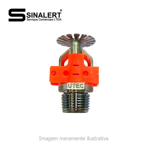 BICO DE SPRINKLER PENDENTE 3/4″ 68º COM CANOPLA - Sinalert ...