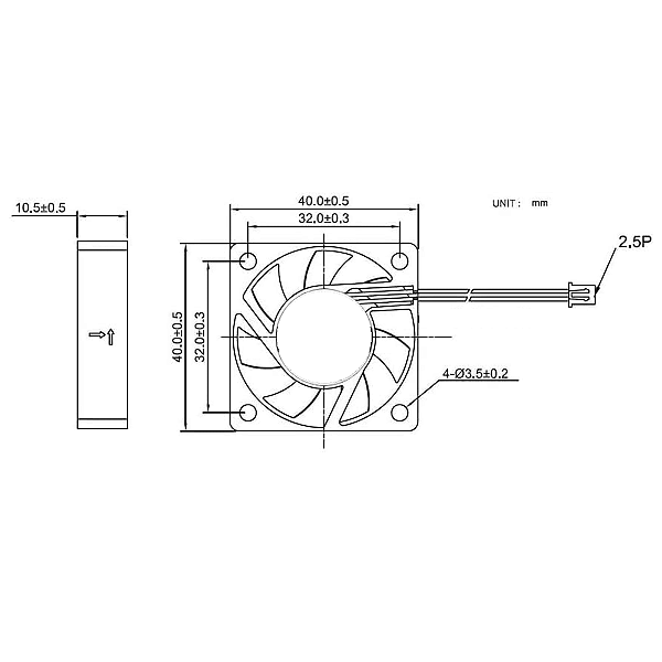 Cooler Fan 4010 12V 40x40x10mm - A Chave Virou