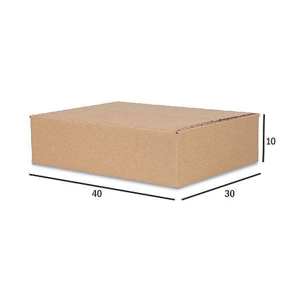 Caixa MLT D - 40X30X10 cm - 123 Caixas