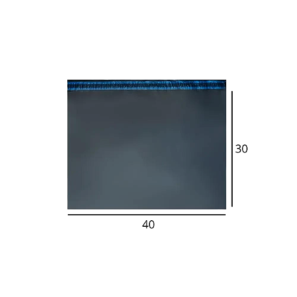 Envelope Cinza 40x30 cm - 123 Caixas