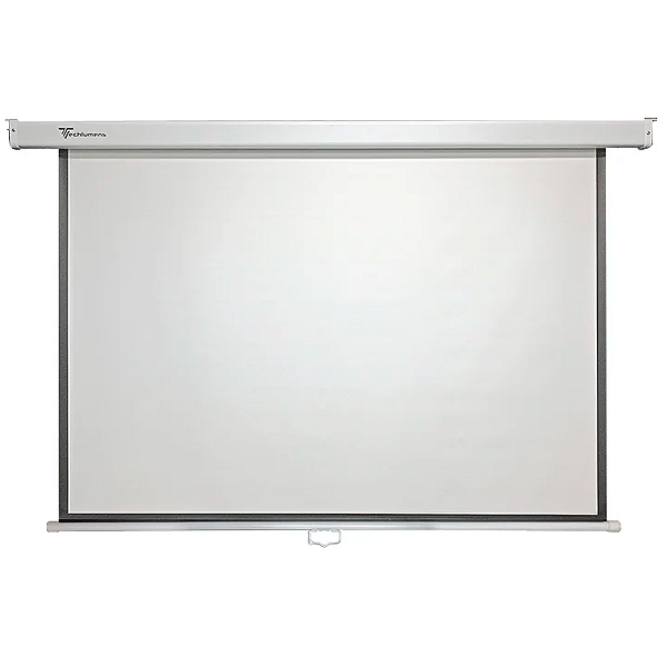 Tela de Projeção Retrátil Manual TBMS120H (265 x 149 cm) - TECHLUMENS