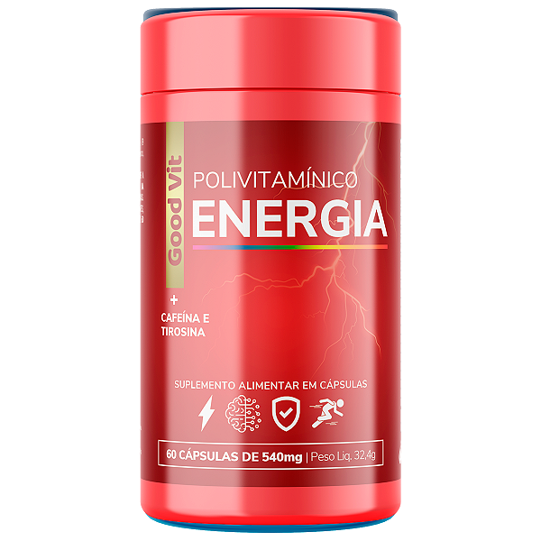 Polivitamínico Energia 60 Caps - Good Vit