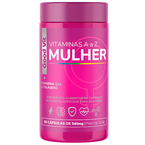 Polivitamínico Mulher 60 Caps - Good Vit