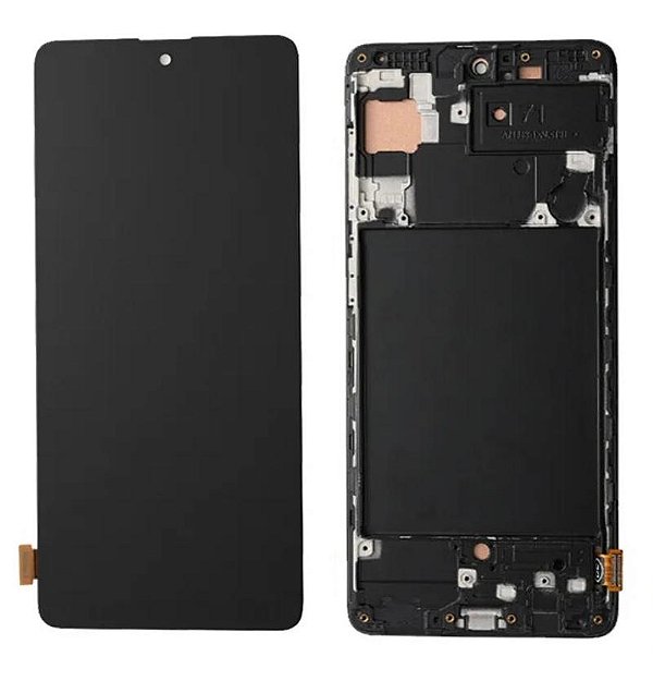 FRONTAL COMPLETA TELA TOUCH DISPLAY LCD SAMSUNG A71 - Tencel