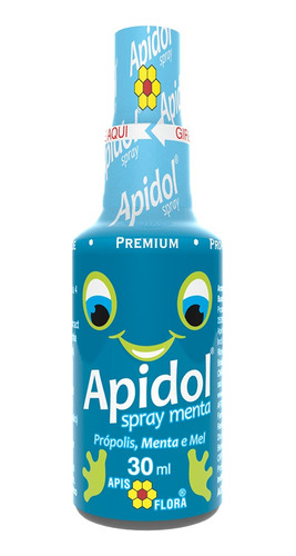 Apidol Spray Menta, Própolis E Mel Apis Flora 30 Ml - Nativa Farma