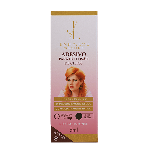 Adesivo Para Extensão de Cílios Jenny Lou Cosmetics - Jenny Lou Cosmetics