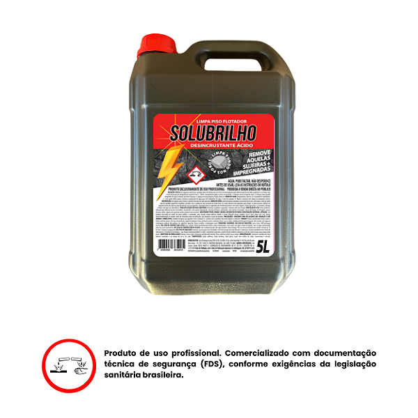 Limpa pisos Solubrilho 5 litros - Solubrilho