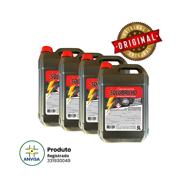 Limpa pisos Solubrilho 5 litros - Solubrilho