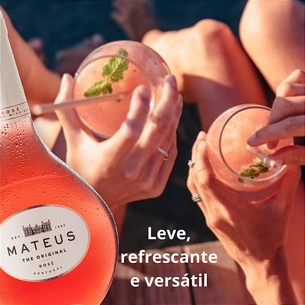 Vinho Rosé Português Mateus The Original 750ml - MV Vinhos e espumantes