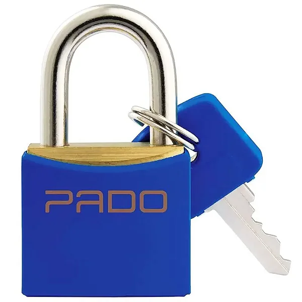 Cadeado Cores Azul 40mm Pado - AJFER DO BRASIL