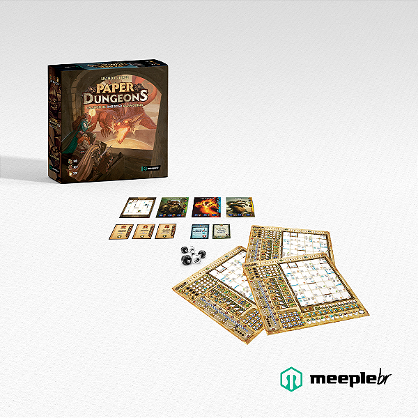 Combo Paper Dungeons e Expansões - meeplebr