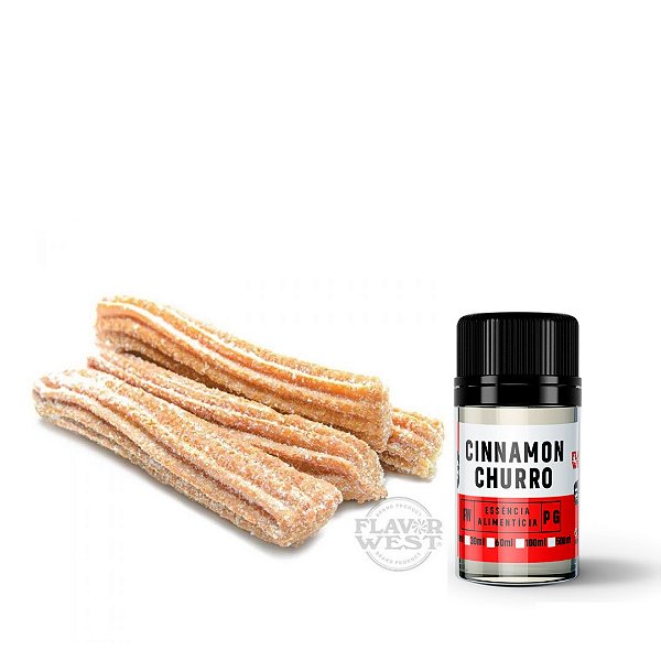 Aroma de Cinnamon Churro 10ml | FW - AROMAS ALIMENTÍCIOS IMPORTADOS