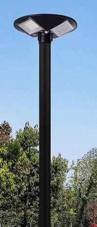 Luminaria Para Poste Redonda UFO Solar LED 150W LED Branco Frio 6000k ...