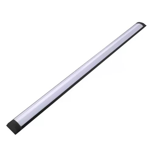Linear LED 40W 120cm de Sobrepor Branco Frio 6000k - Borda Preto ...