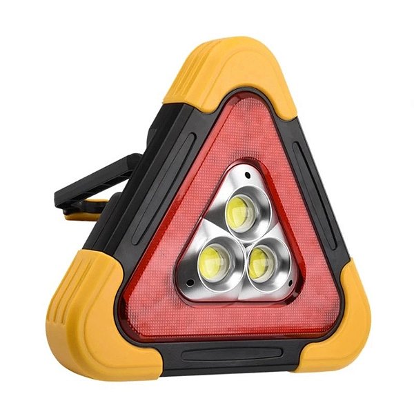 Triangulo Sinalizador LED Recarregável Multiuso - Sustenta Led - A ...