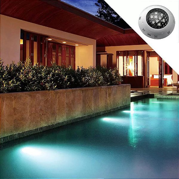 Luminária Led Piscina Luz RGB 18w Ip68 - Sustenta Led - A maior loja de ...
