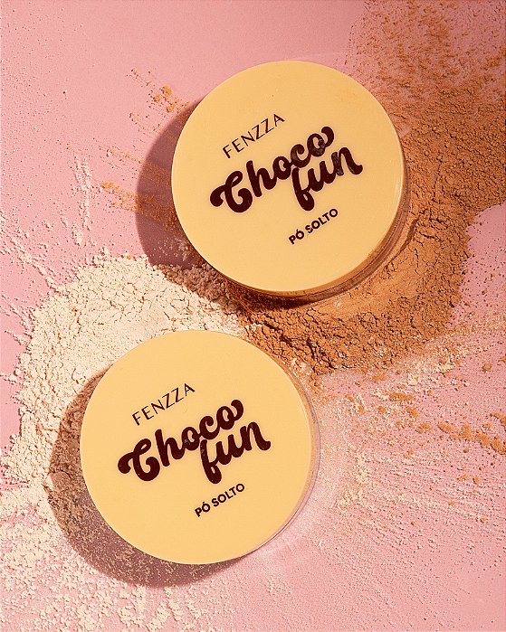 PÓ SOLTO CHOCO FUN - CHOCOLATE BRANCO - Loja Fenzza Make Up