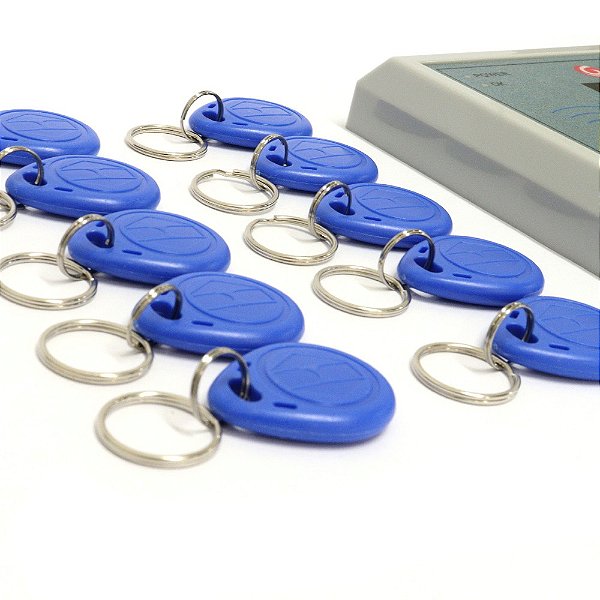 Kit Controle de Acesso RFID 125KHz com 10 Tags Chaveiro - Eletrogate ...
