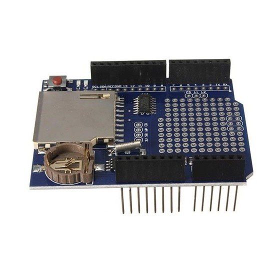 Data Logger Shield para Arduino com RTC DS1307 - Eletrogate - 12 anos!